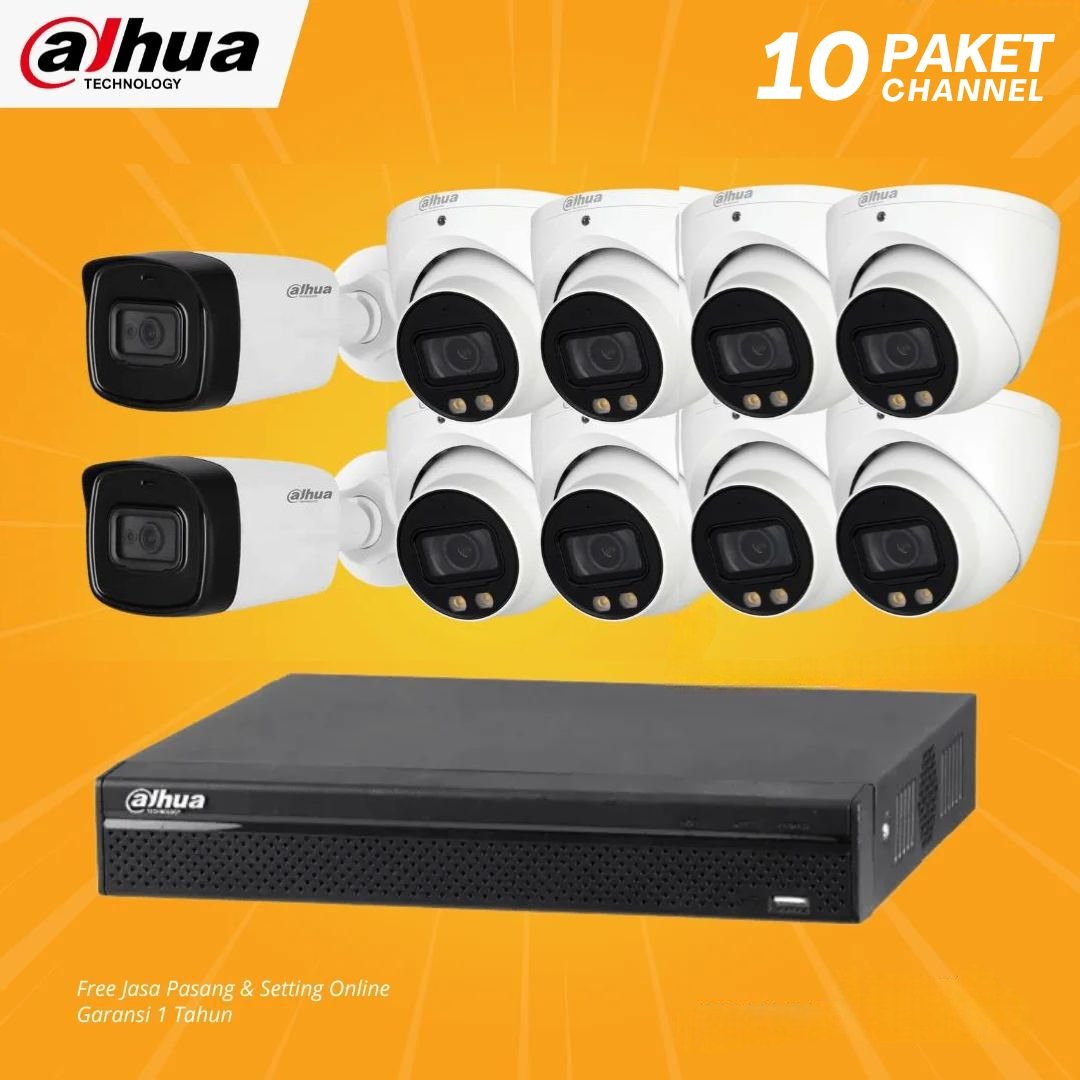 Paket CCTV 10 Channel - Jasa Pasang Dan Perbaikan CCTV